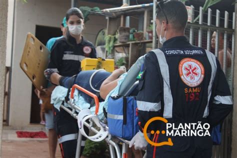 Mulher é esfaqueada pelo ex marido na frente do filho Plantão Maringá