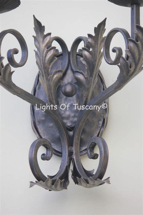 Lights Of Tuscany 5371 2 Tuscan Wrought Iron Wall