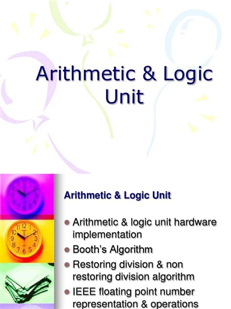 arithmetic and logic unit pdf division mathematics theory of computation