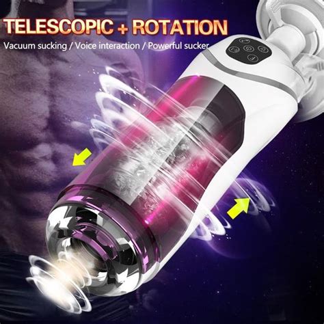 Piston Masturbator Retractable Vibrator Automatic Blowjob Thrusting