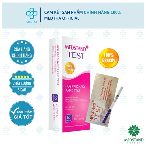 Que Thử Thai Medstand Test Que thử thai giúp phát hiện có thai sớm