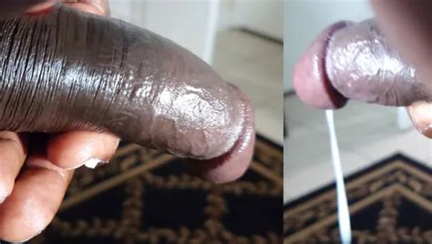 Cd Black Man Jerking Off Black Cock Shooting Big Cum Loads In