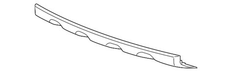 2020 2022 Chevrolet Chrome Front Center Lower Bumper Cover 84603322