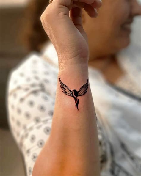 Best Minimalist Phoenix Tattoo Small Ideas That Will Blow Your Mind