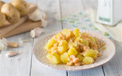 Salade Aux Pommes De Terre Et Crevettes