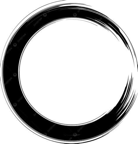 Pincelada De Círculo PNG Escova Circular Escovar Efeito Pincel