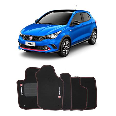 Tapete Bordado Fiat Argo Shopee Brasil