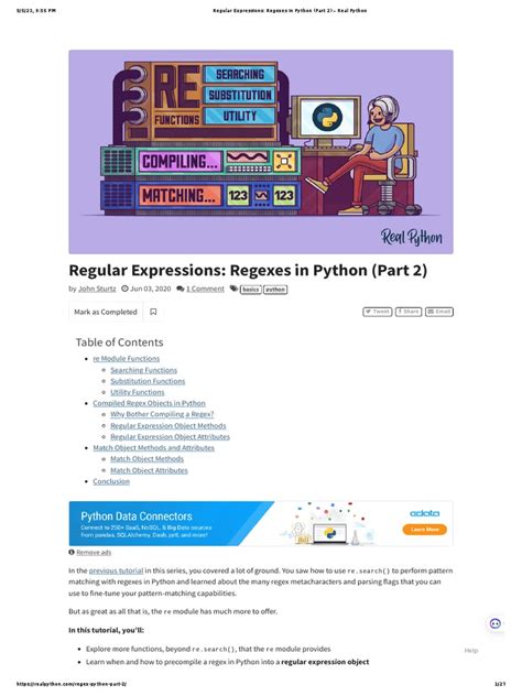 regular expressions regexes in python part 2 real python download free pdf regular