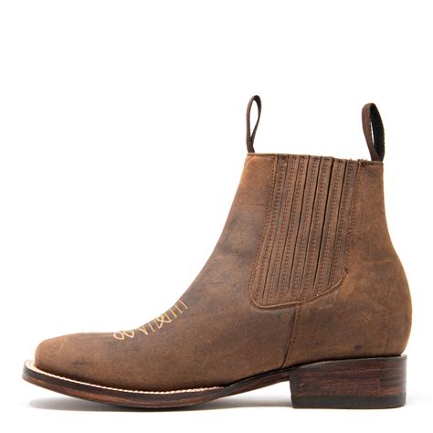 Venta Botines Color Cafe Hombre En Stock