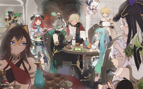 Aether Paimon Nahida Nilou Alhaitham And More Genshin Impact