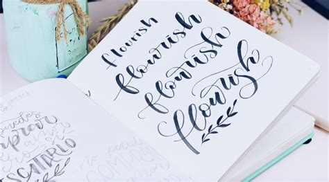 Tutorial Florituras En Lettering The Flower Journal