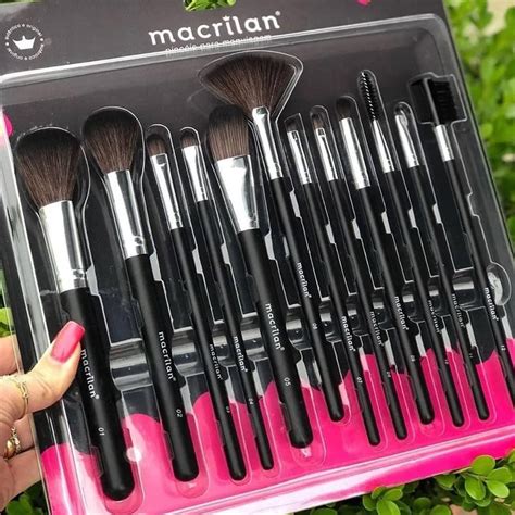 Kit Pinc Is Macrilan Maquiagem Pincel Profissional Kp A Voc