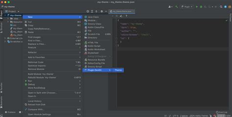 themes in intellij based ides the jetbrains platform blog