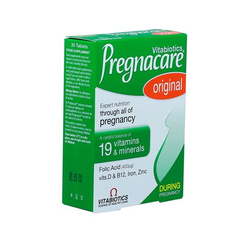 Vitabiotics Pregnacare Original 30 Tablets Aesthetic Today UAE