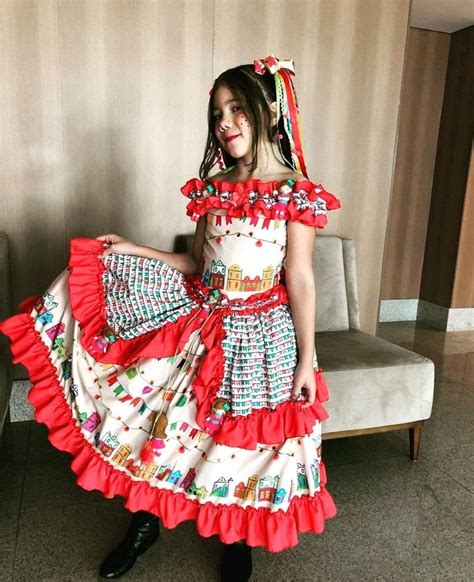 Vestido Festa Junina Luxo Igreja Elo Produtos Especiais