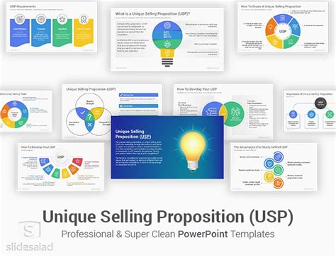 Unique Selling Proposition PowerPoint Template Designs SlideSalad