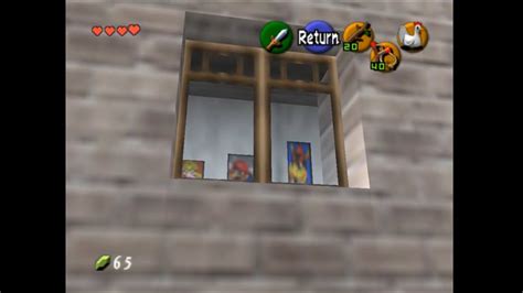Ocarina Of Time Easter Egg Mario Paintings In Hyrule Castle YouTube