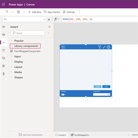 Add Canvas Components To A Custom Page For Your Model Driven App