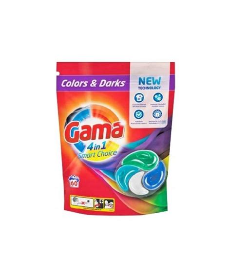 Gama Color Dark 60szt kapsułki do prania Niemieckie Eurochemia24 pl