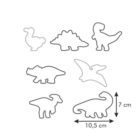 Conjunto Cortadores Dinossauros Tescoma