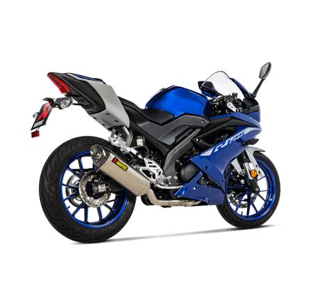 Akrapovic Yamaha YZF R125 2021 2024 Racing Line Titanium RENNGRIB