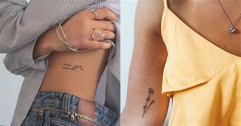 Ideas de tatuajes pequeños y SUPER SEXYS que toda mujer debe intentar