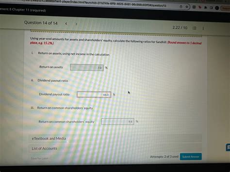 Solved Current Attempt In Progress Sandhill Corporation S Chegg