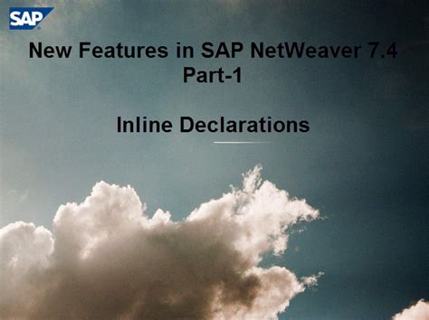 inline declarations in abap 7 4