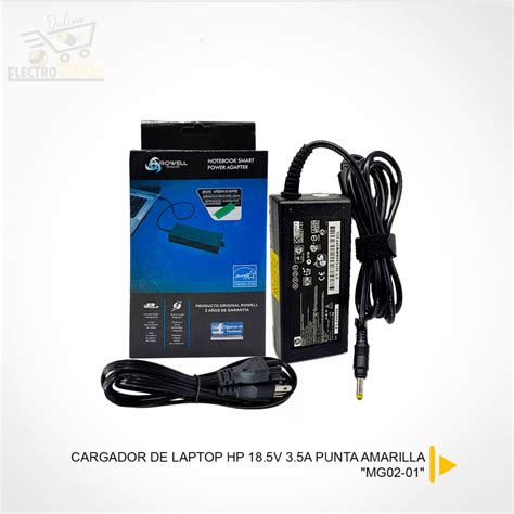 Mg Cargador De Laptop Hp V A Punta Amarilla