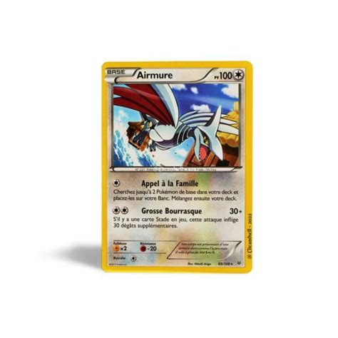 Carte Pokémon Airmure 100 PV 69 108 XY06 Ciel Rugissant NEUF FR