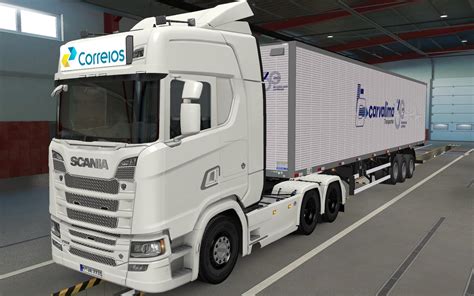 BIG LIGHTBOX SCANIA R ET S 2016 CORREIOS 1 39 ETS2 ETS2 Mod ATS Mod