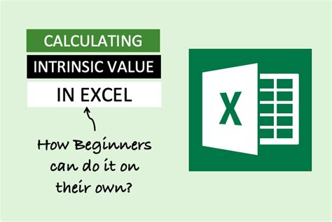How To Calculate The Intrinsic Value In Excel Like A Pro Beginners