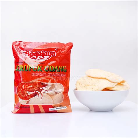 Jual KERUPUK UDANG MERAH BOGAJAYA 500 GRAM KRUPUK UDANG OVAL KHAS