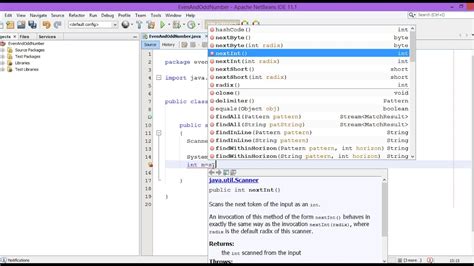 find whether a number is even or odd java programming tutorial for beginners youtube