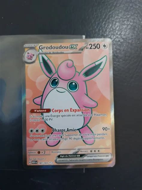 CARTE POKÉMON 151 EV3 5 Grodoudou EX Full ART 187 165 Neuf En Fr EUR 12