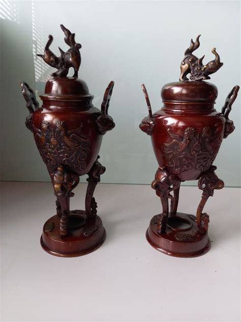 Brûleur dencens 2 Bronze Animal Japon Fin XIXème Catawiki