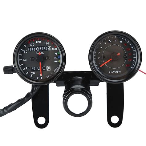 Velocímetro universal para motocicleta cuentakilómetro odómetro