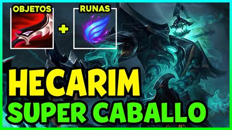 VELOCIDAD EXTREMA COMO JUGAR HECARIM JUNGLA S13 GUÍA ESPAÑOL