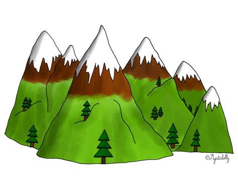 Dessin La Montagne Le Blog De Mysticlolly