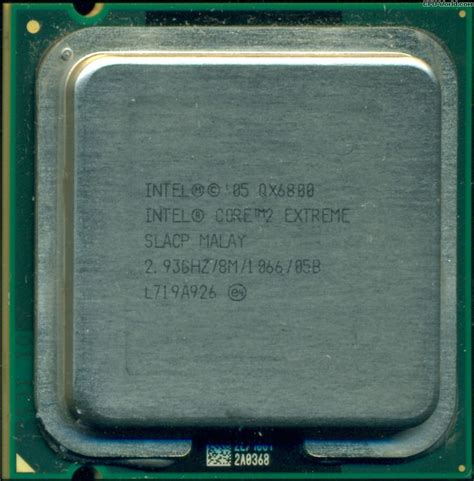 Intel Core 2 Duo Quad Extreme Processor Families