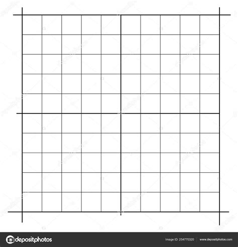 measured grid graph plotting grid corner ruler with measurement isolated on the white