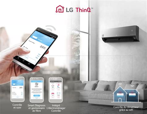 Climatiseur Lg Split Miroir Btu Cv Dual Inverter Artcool