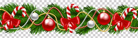 Ilustración de decoración navideña guirnalda de guirnaldas de navidad