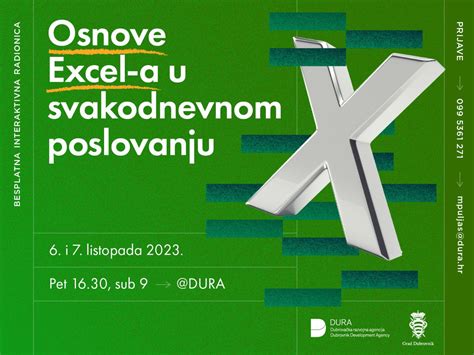 Besplatna Radionica Osnove Excela U Svakodnevnom Poslovanju