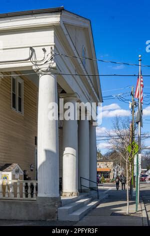 Warwick Ny Usa March Horizontal View Of Historic Railroad