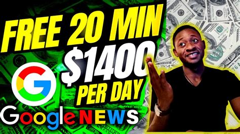 Earn Per Day From Google News Free Youtube