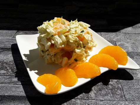 Chinakohlsalat Mit Mandarinen Von Eviwe Chefkoch