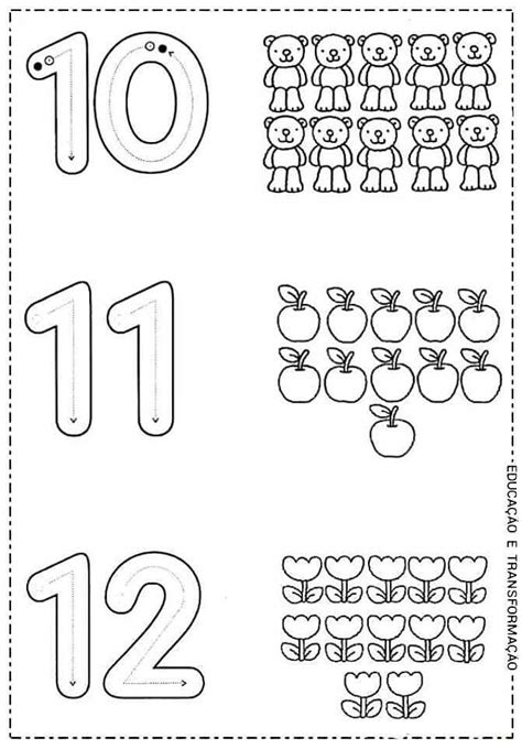 Atividades para imprimir sobre o número 19 educação infantil Artofit