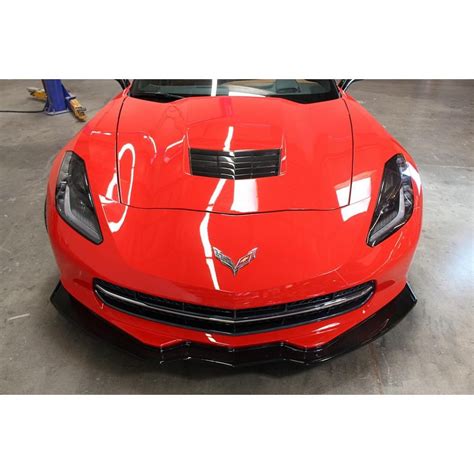 2014 2016 Chevy Corvette C7 APR Carbon Fiber Front Splitter Air Dam