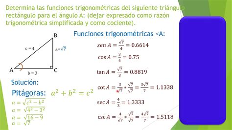 Trigonometr A Razones Trigonom Tricas Parte Youtube